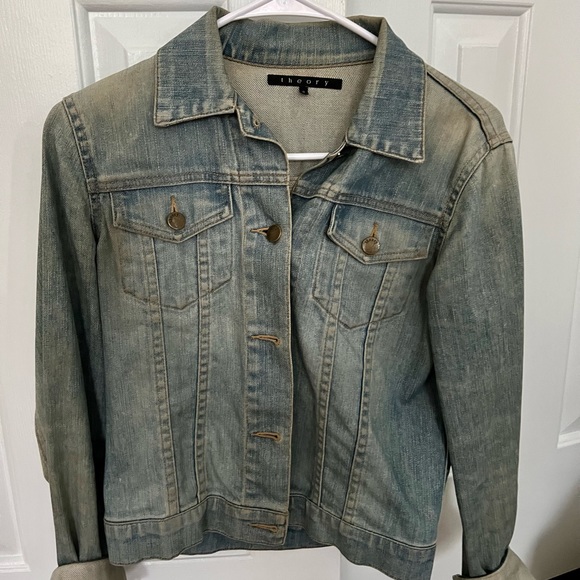 Theory | Jackets & Coats | Theory Denim Jacket | Poshmark